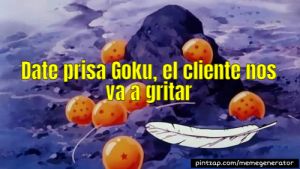 Hacer Meme de Date prisa Goku - Pintzap