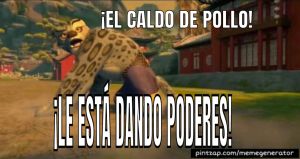 Hacer Meme de ¡El rollo! ¡Le está dando poderes! - Pintzap