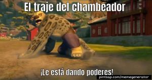 Hacer Meme de ¡El rollo! ¡Le está dando poderes! - Pintzap