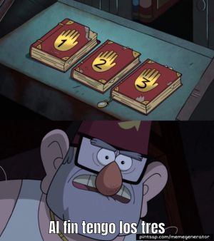 Hacer Meme de Después de tantos años al fin tengo los tres - Pintzap