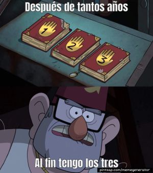 Hacer Meme de Después de tantos años al fin tengo los tres - Pintzap