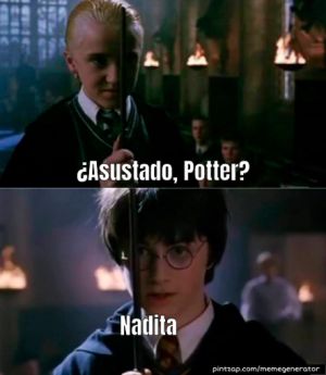 Hacer Meme de ¿Asustado, Potter? - Pintzap