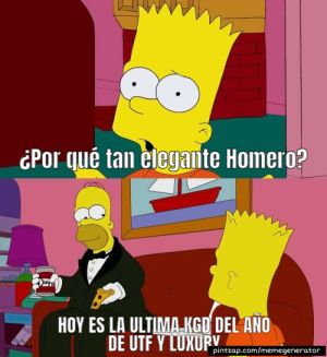 Hacer Meme de ¿Por qué tan elegante Homero? - Pintzap
