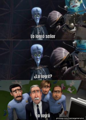 Hacer Meme de Lo logró señor - Pintzap