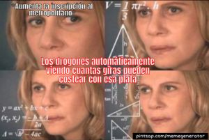 Hacer Meme de Mujer calculando - Pintzap