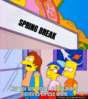 Hacer Meme de Hay por los menos dos grandes mentiras en ese título ...